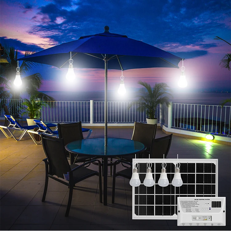 Portable Indoor Mini Solar System for Home Lighting & Charging