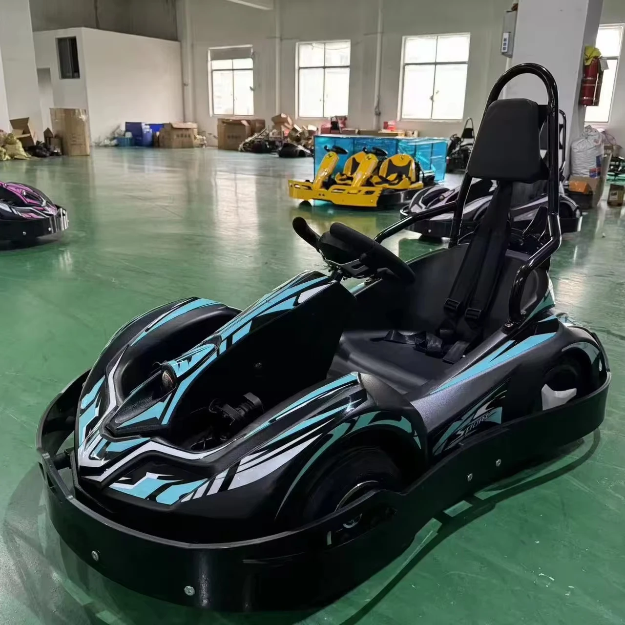 Karting Electric Go Kart Car Go Cart Racing Go Karts for Adults Kids ...