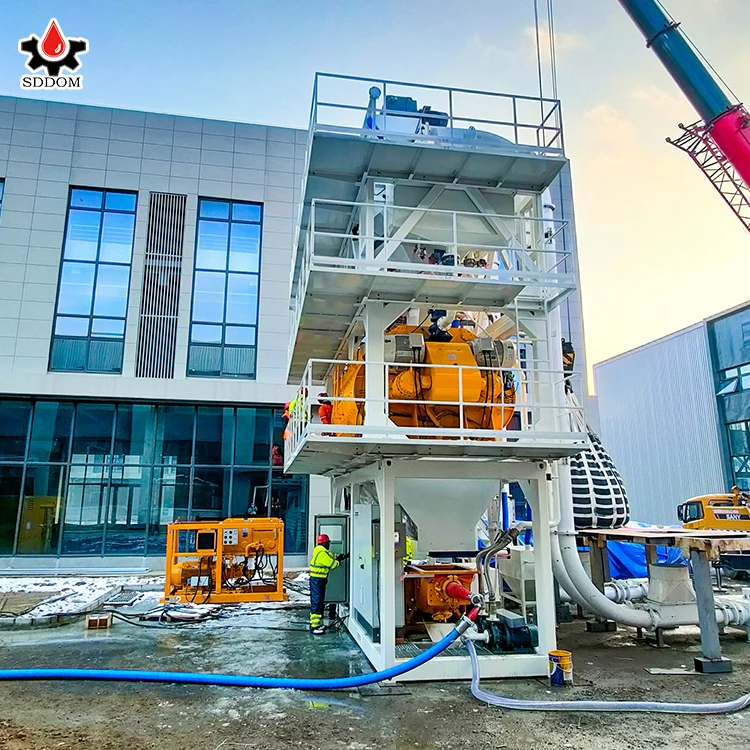 Offshore Platform Construction Jet- Grouting Cement And Water Concrete ...