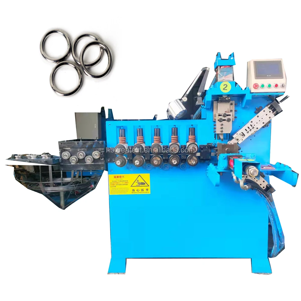 Automatic Different Shapes Cnc Wire Bending Machine O-ring Making ...
