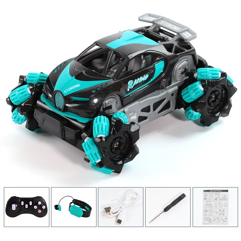 Zille 8-wheel Remote Control Stunt Vehicle Rc Stunt Drift Spray Vehicle ...