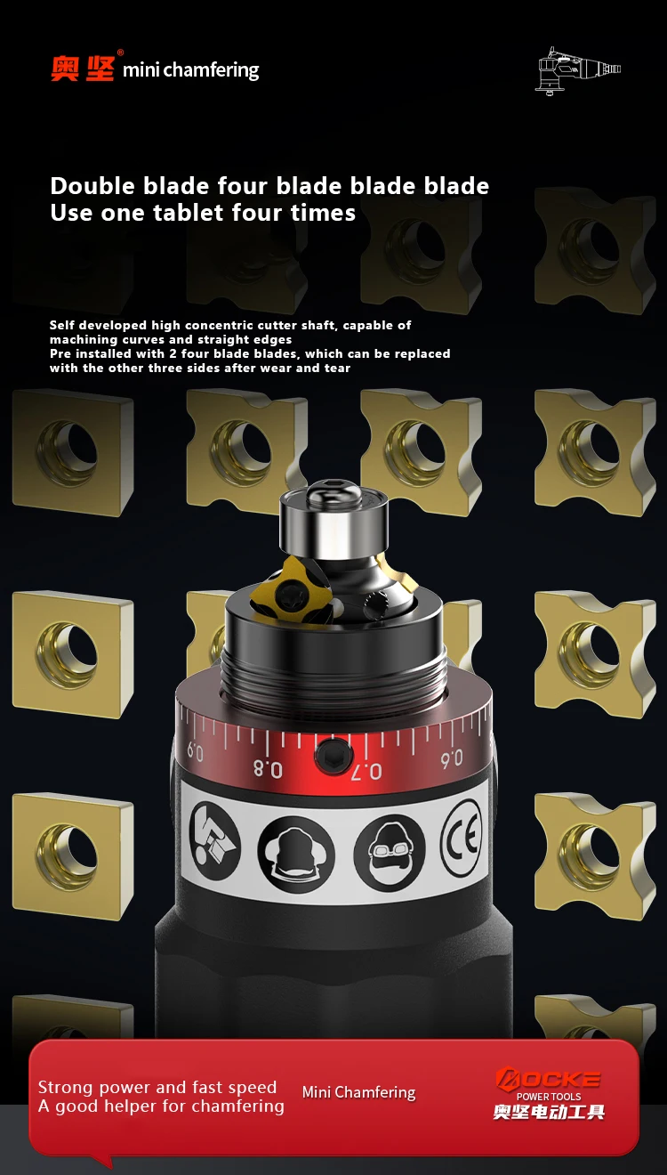 AOCKE AX3 Series Chamfering Machines - Precision & Portability