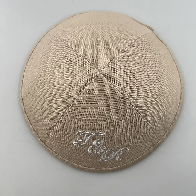 Wholesale High Quality Jewish Kippah Kippot Custom Logo Jewish Yarmulka ...