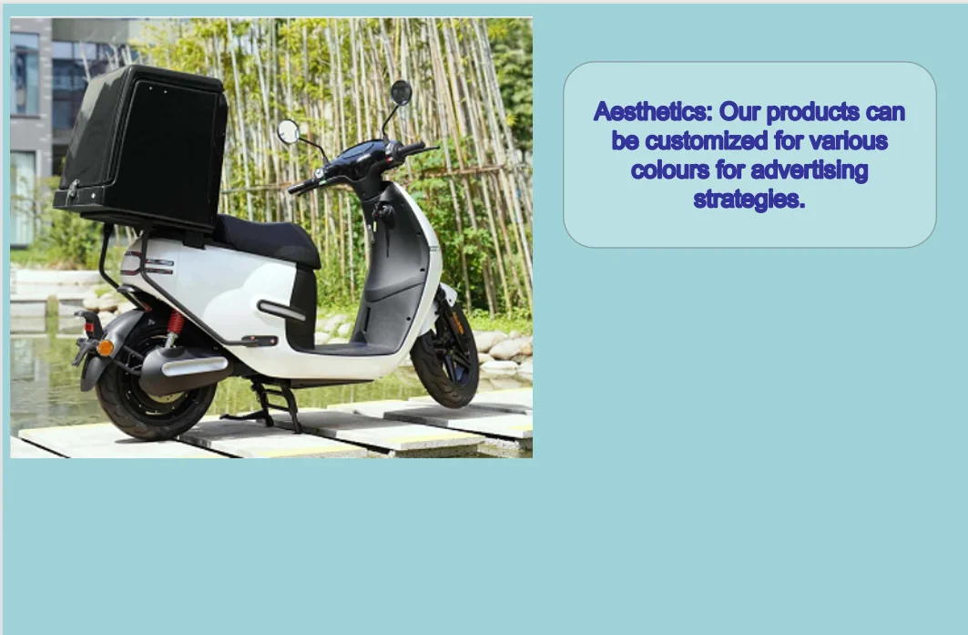 Waterproof Fiberglass Box Motorcycle Tail Food Pizza Delivery Box ...