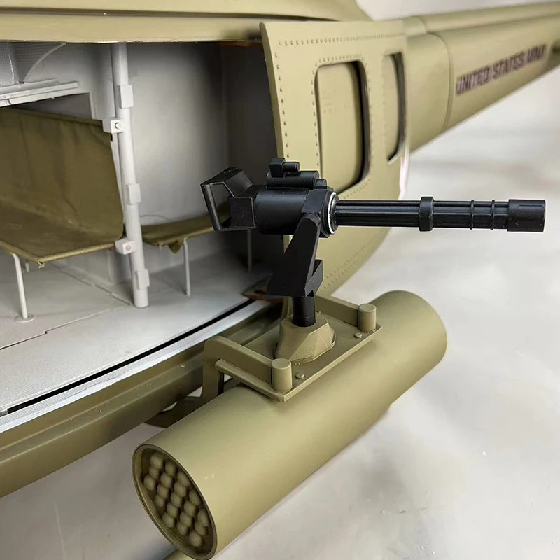 RC Helicopter Fuselage 800 Size UH-1D KIT Army Green Painting