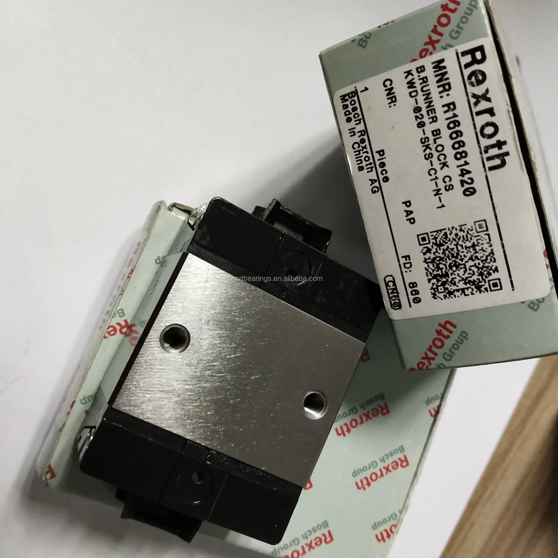 Rexroth Linear Guide Slide Block R166289420 - High Rigidity