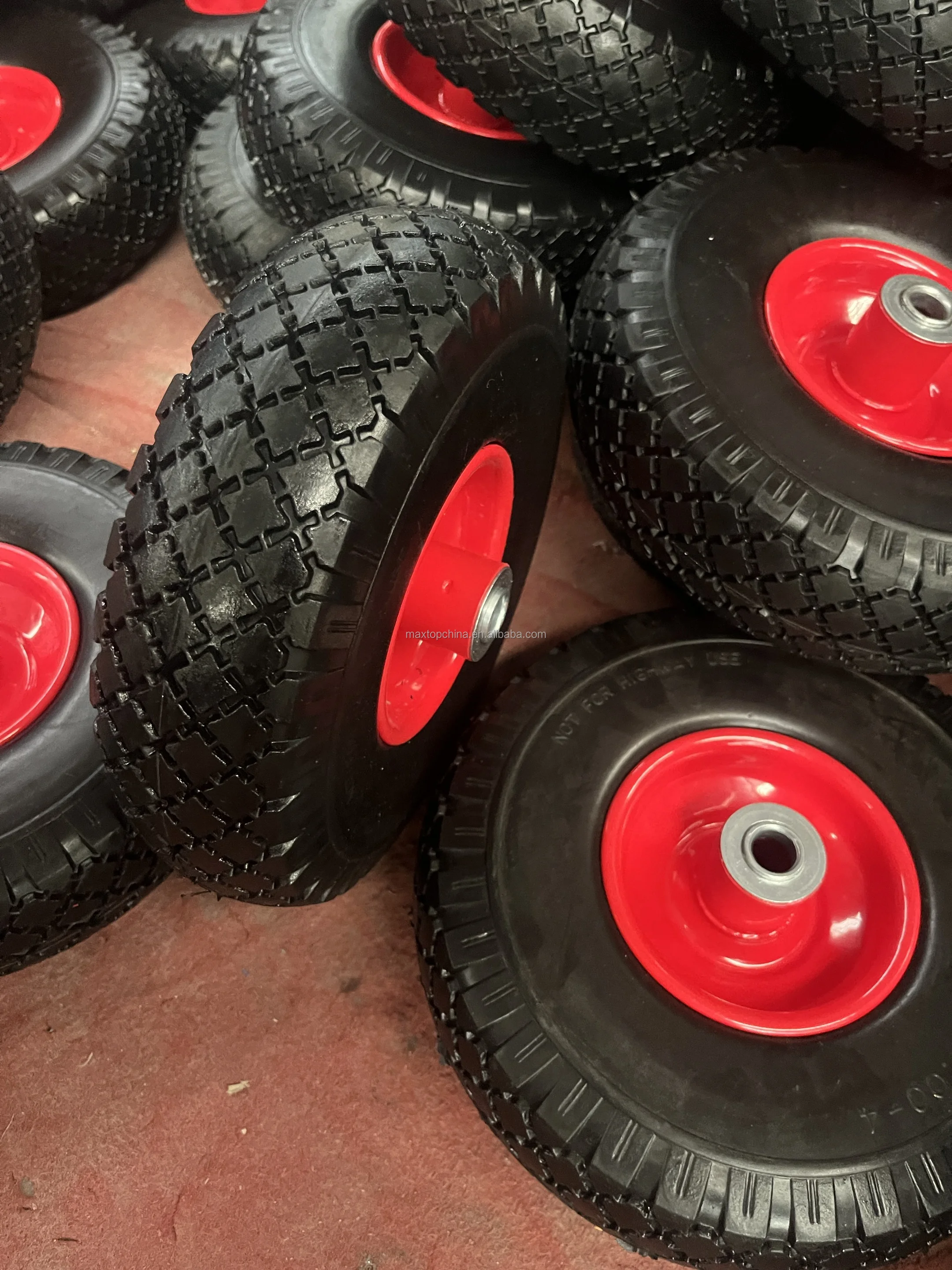 Environmental Wheel Pu Foam Wheel For Wheelbarrow 10inch 16inch - Buy ...