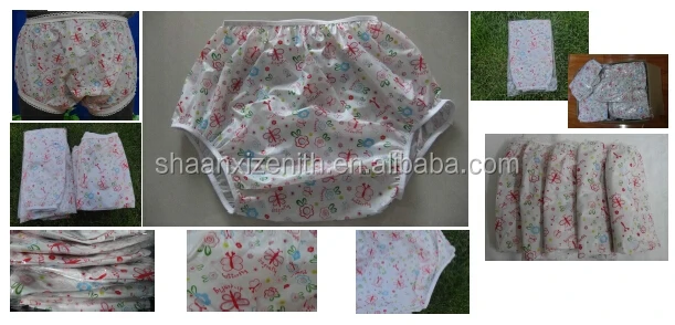 Baby Waterproof Plastic Diapers - High Absorption & Leak Guard