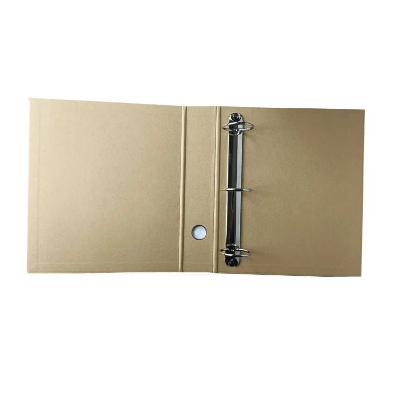 Customized Kraft Paper Folder Ring Binder - High Quality