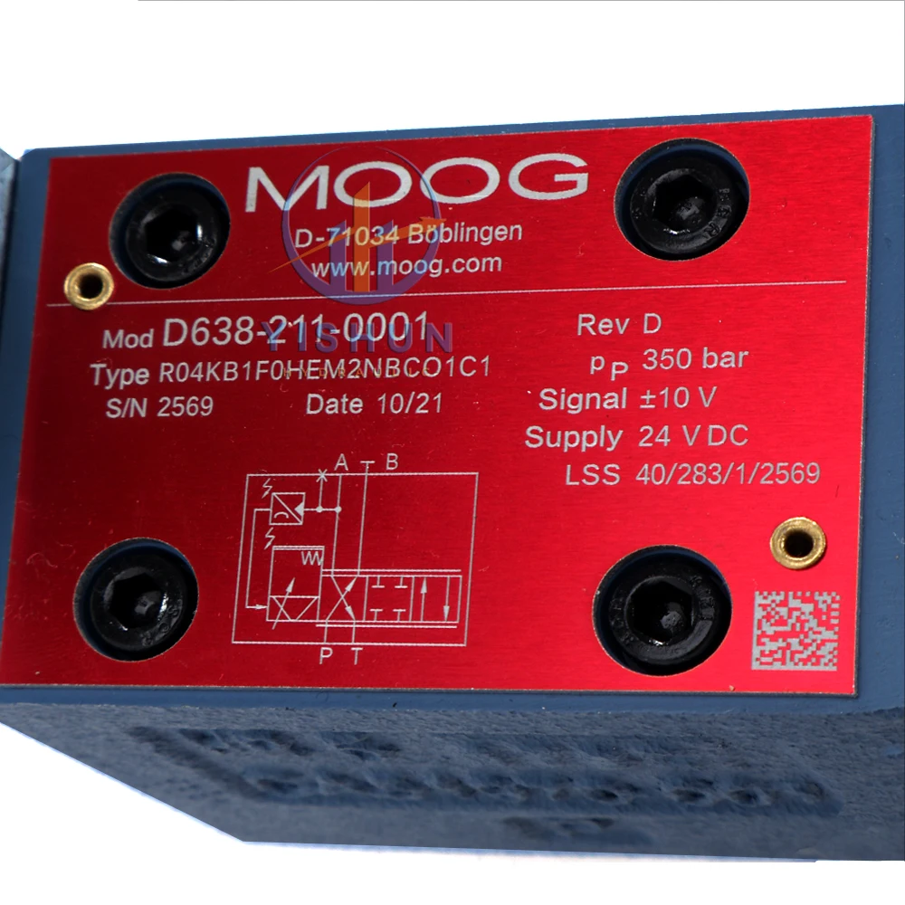 MOOG D638 Pressure Flow Control Servo Valves for Industrial