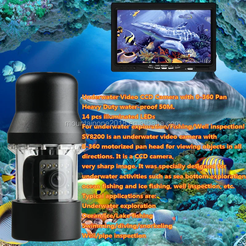 Underwater Fishing Camera - 7" TFT Monitor with 50M Cable