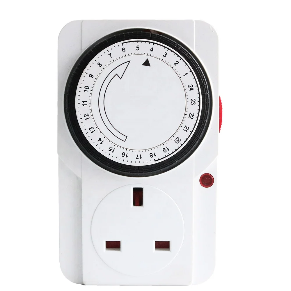 Hydroponic Grow Plant 24 Hours Mechanical Timer Switch - Buy Mechanical ...