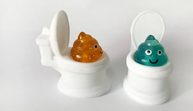 Stress Relieve Fidget Toy - Cute Poop Toilet Funny Gift