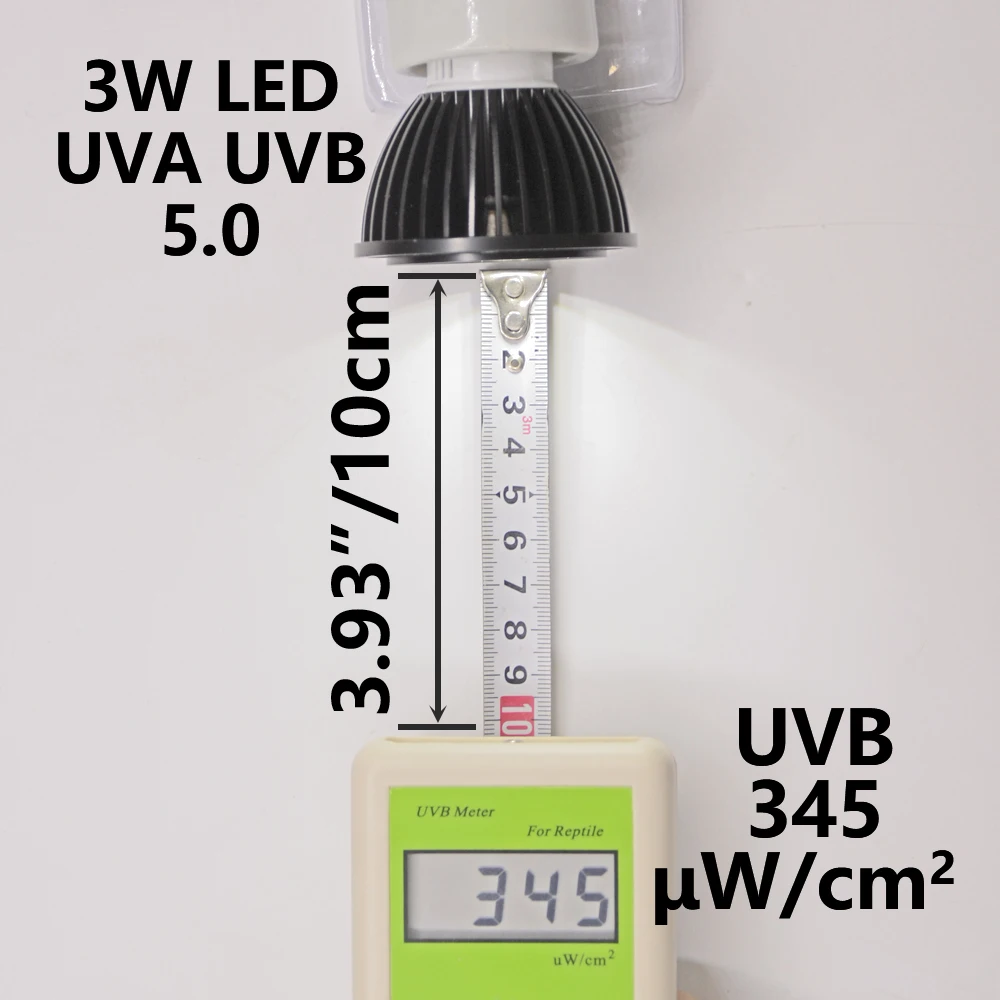 LED UVB UVA Reptile Lights - Full Spectrum & Sustainable