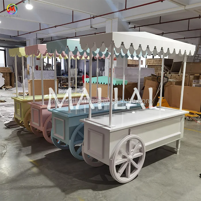 Fancy Colors Dessert Cart - Perfect for Weddings & Parties
