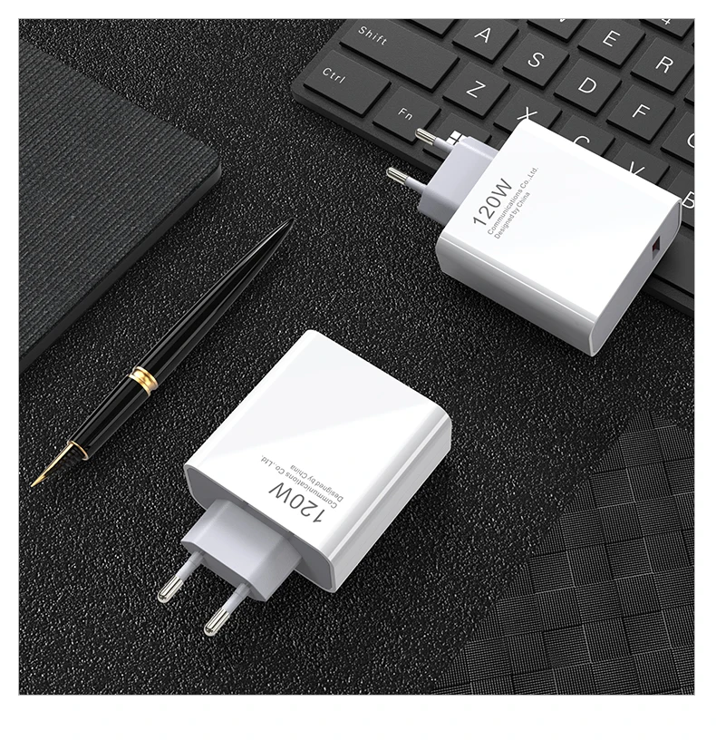 Universal Travel Best Cell Phone USB C Charger 120W Fast Wall Adapter ...