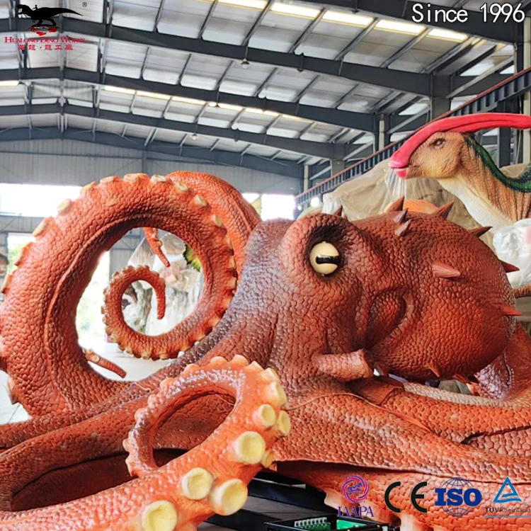 Sea Animal Model Life Size Animatronic Octopus Statue Marine Animal for ...