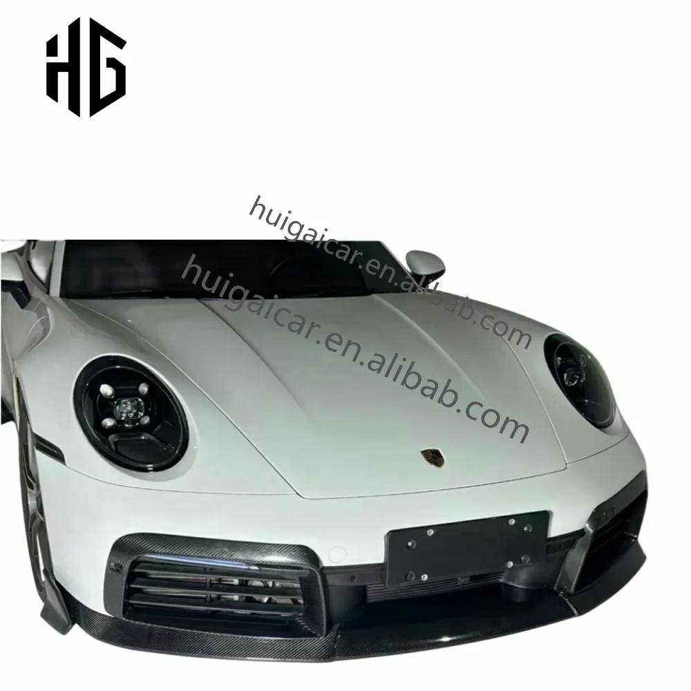 2020 New 992 Carbon Fiber Bumper Lips Rear Spoiler Side Skirts for ...