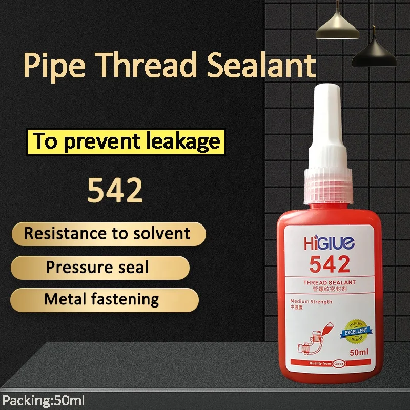 Loctiter Pipe Thread Neutral Silicone Sealant Anaerobic Sealing Adhesive Metal Fitting Glue ...