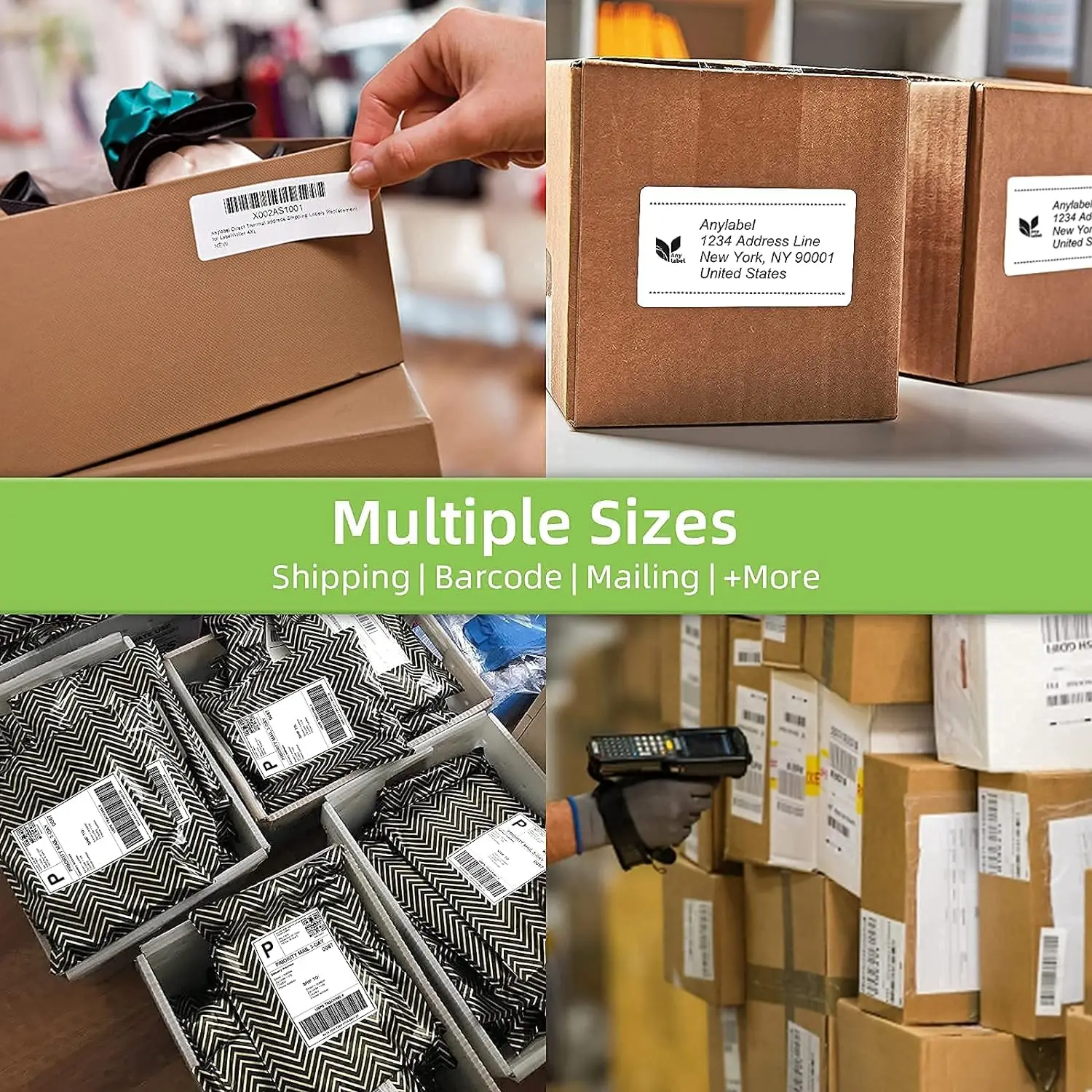 4x6 Thermal Labels - Waterproof Shipping Labels 500pcs