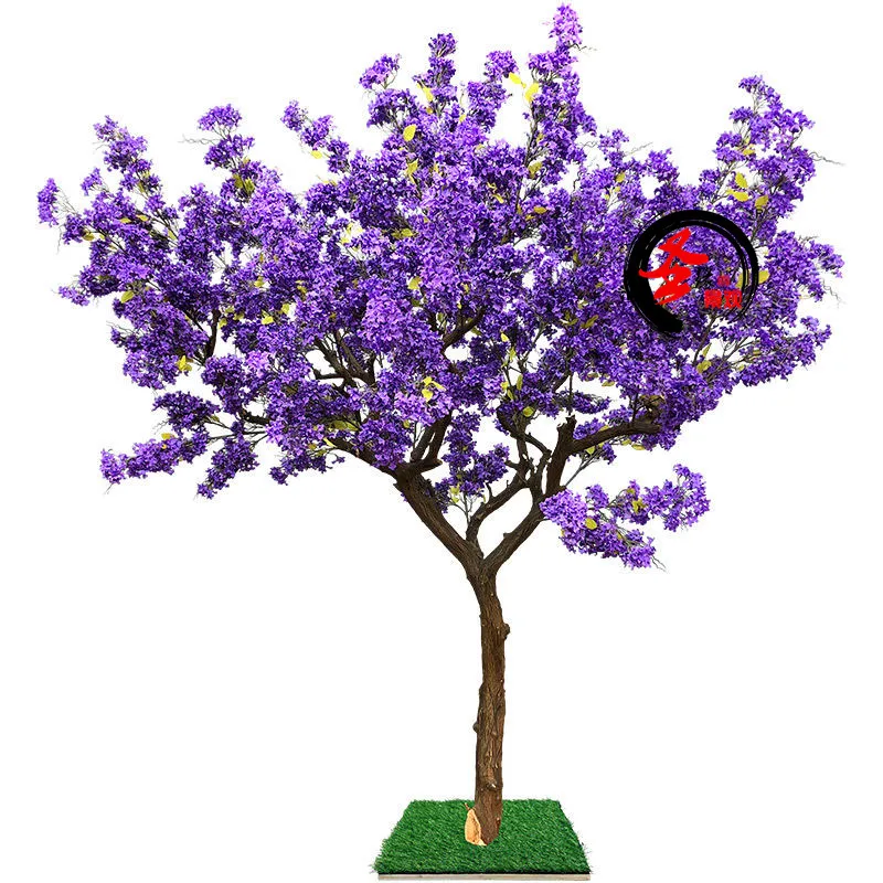 Artificial Jacaranda Flower Tree - Durable Indoor/outdoor Decor