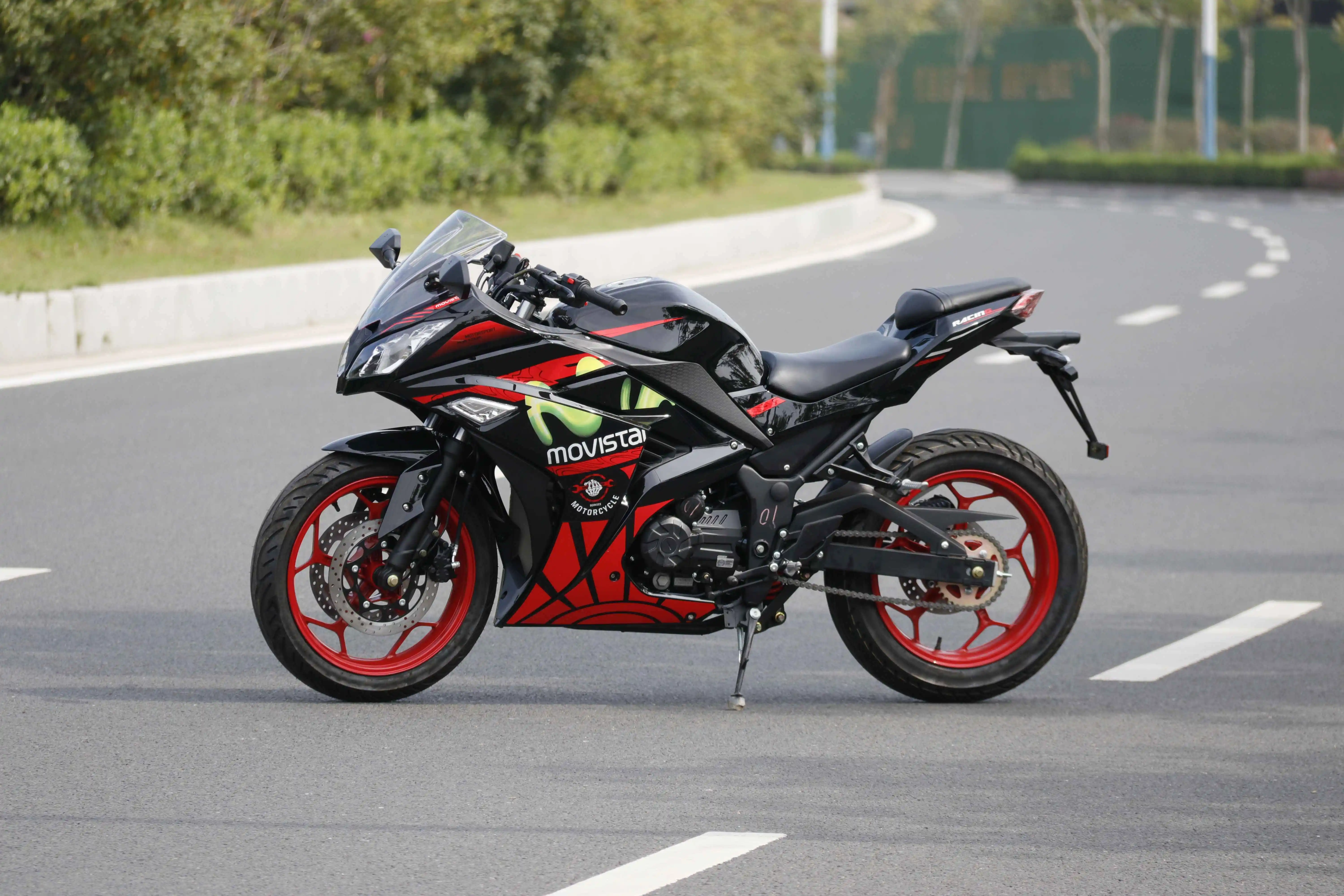 China Super Moto Ninja Heavy Motocicleta A Gasolina Kawasaki Street ...