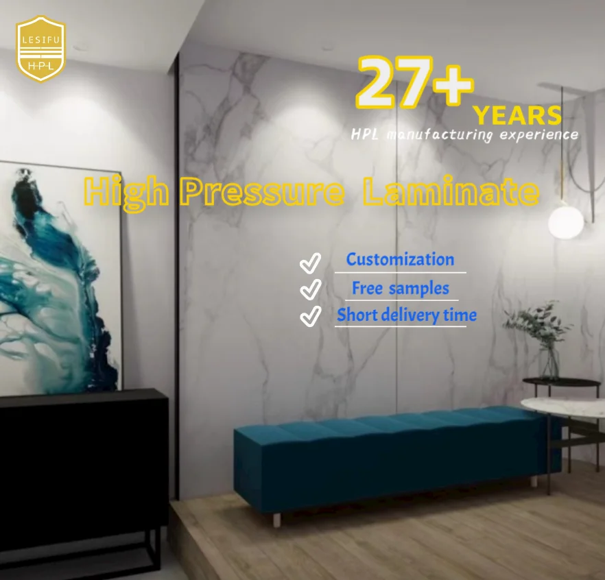 Lesifu 2104 Modern Design Stone Grain White Marble Effect Wall Board ...