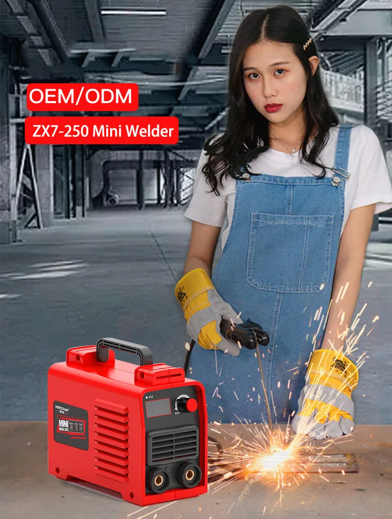 220v Portable Mini Welder Factory Mma-250 Arc Igbt Inverter Mma 250a Esab Ac Dc Copper Wire ...