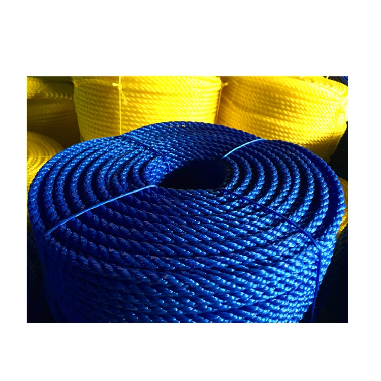 China Factory Polyethylene 3 Three Strands Twisted Pe Packing Rope ...