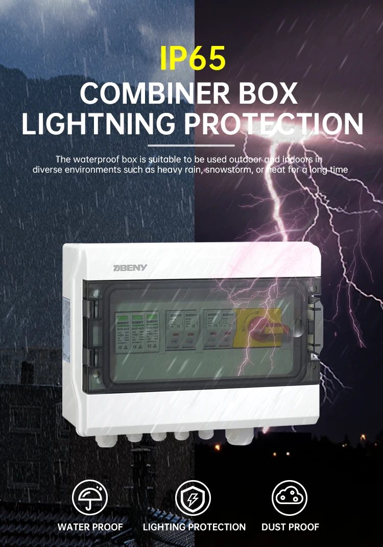 PV Combiner Box for Solar String Protection and Control