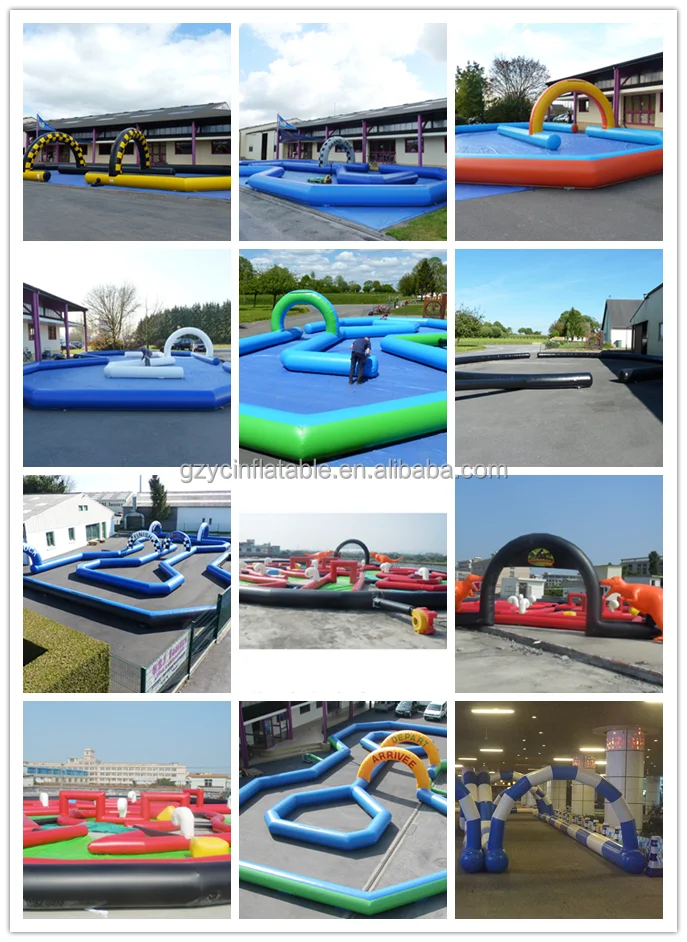 Outdoor Games Inflatable Race Track Inflatable Race Track Inflatable Go ...