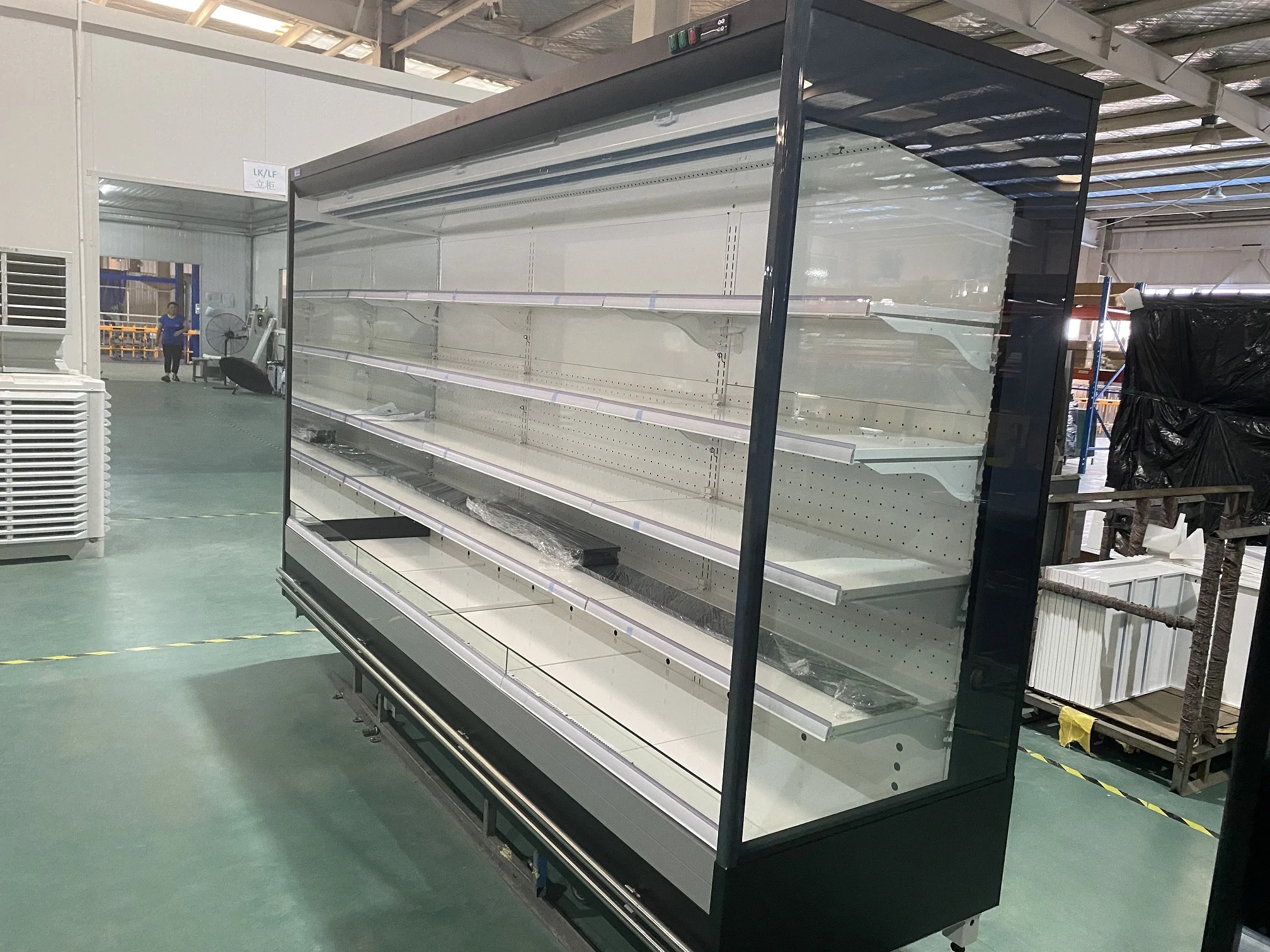 Alibaba.com: OPEN CHILLER Double Air Curtain Refrigerated Display ...