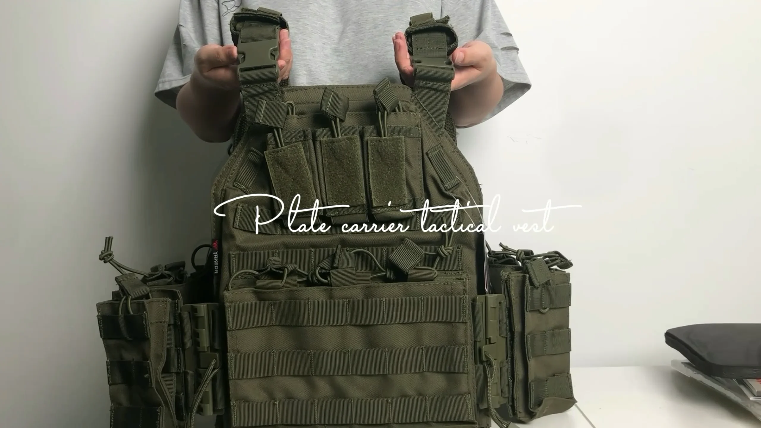 Yakeda Plate Carrier Tactical Vest Cp Camo Battle Colete Tatico Combat ...