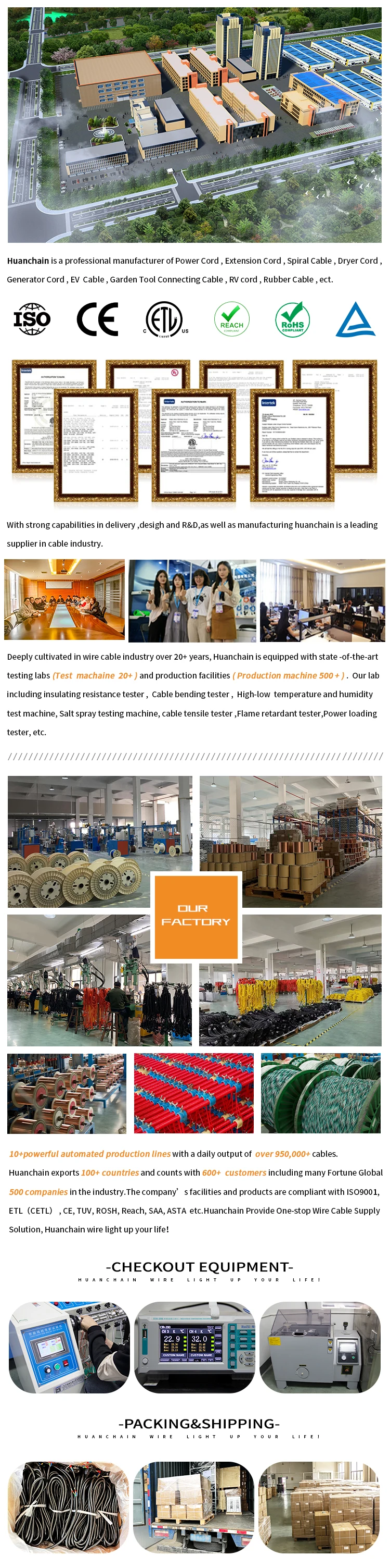 7 Way Trailer Cable,15 Ft Heavy Duty 7 Core Abs Electrical Power Coil ...