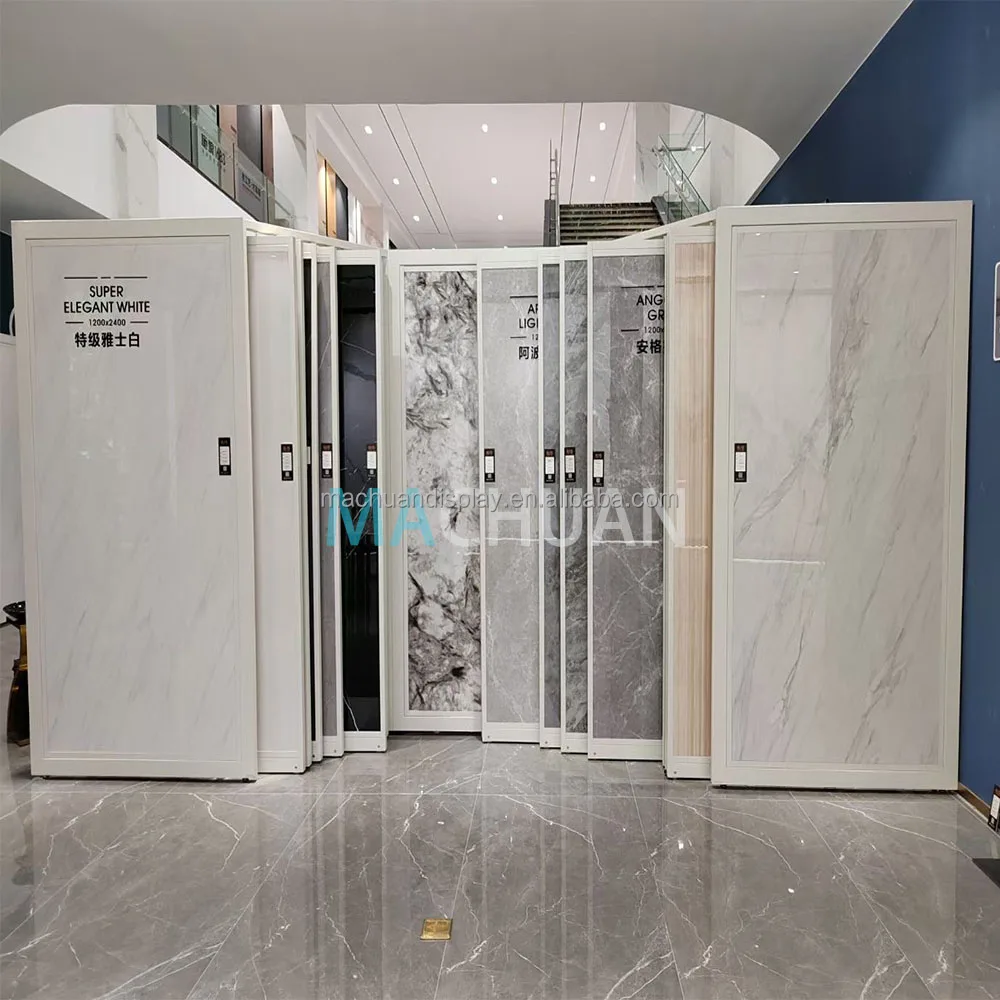 Metal Sliding Door Display Rack - Perfect for Showrooms