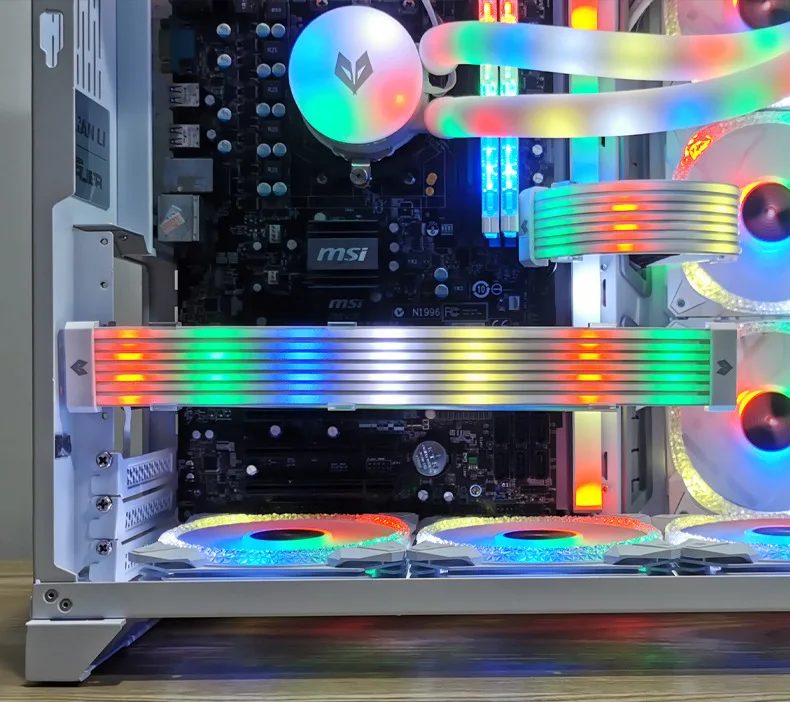Pc Case Psu Extension Argb Cable Neon Color Line Argb Streamer ...