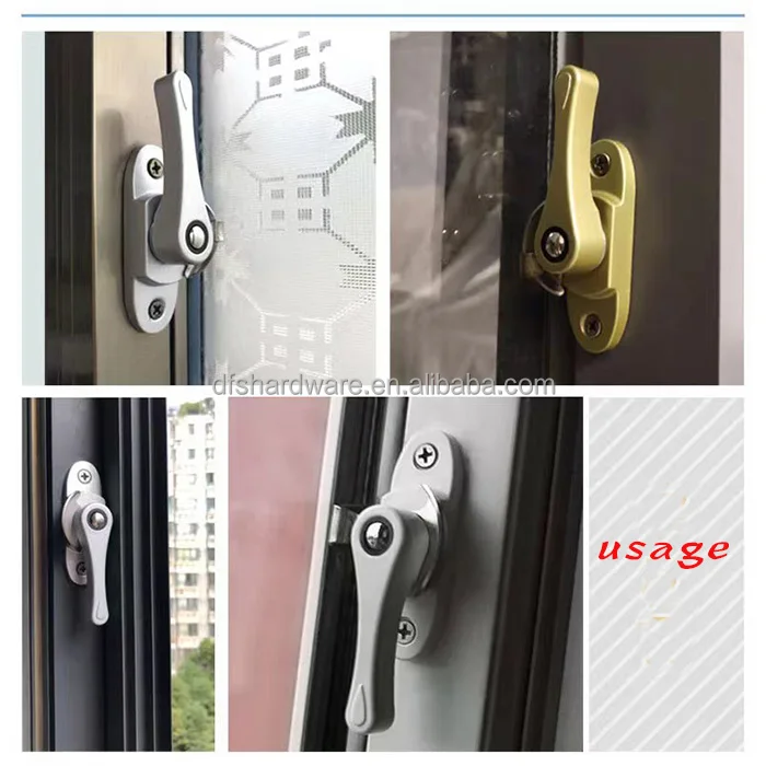 Aluminum Window Hardware Accessories Security Sliding Window Lock - Buy ...