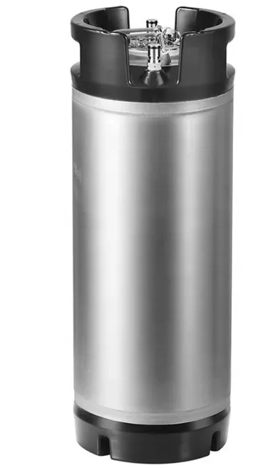 5 Gallon Cornelius Style Bright Shining Polished 100% Full New Beer Keg ...