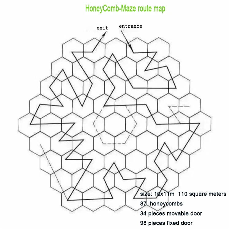 Playground Theme Amusement Park Maze/commercial Sport Maze Game / Metal ...