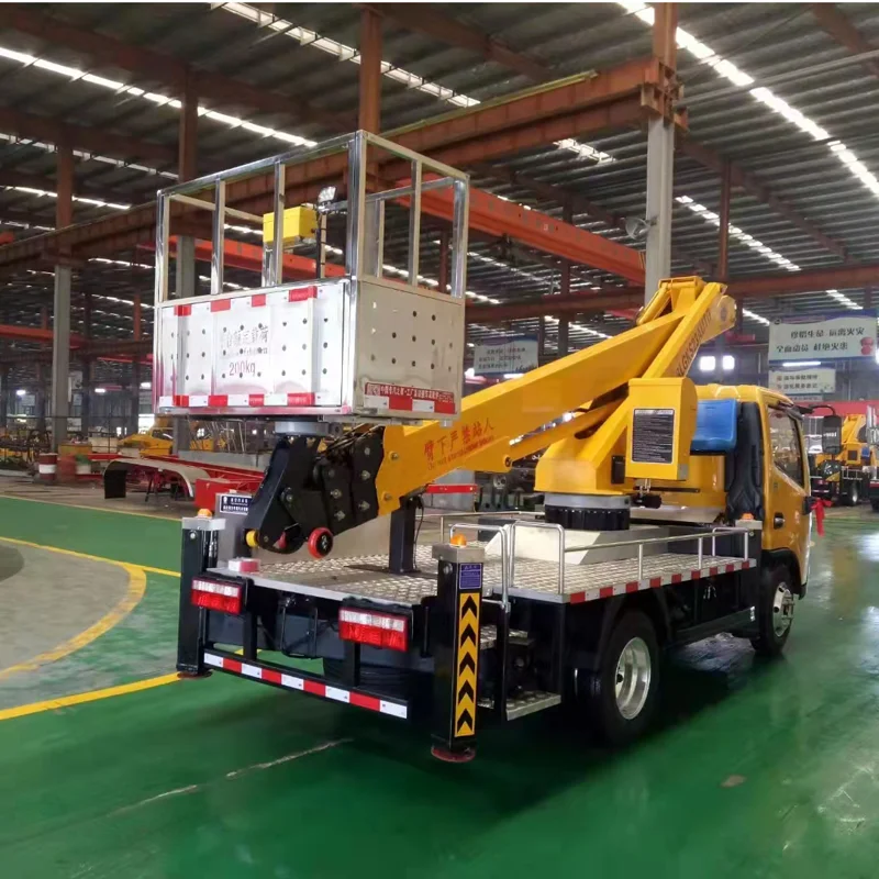 Jmc Single Row Wide Body Cab Telescopic Arm High-altitude Work Vehicle ...