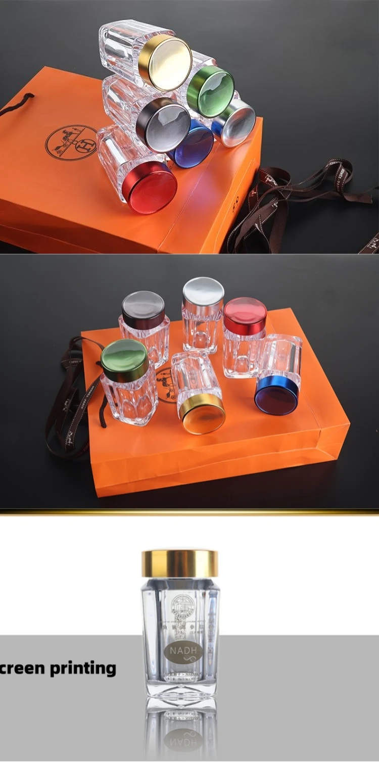 100ml Acrylic Plastic Container for Medicine for Powder Tablet Capsule ...