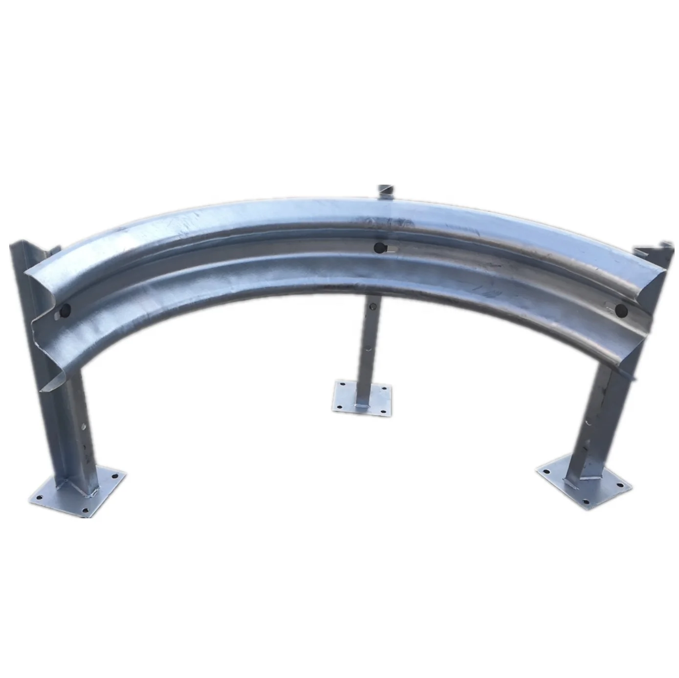 Convex and Concave Curved Radius W Beam Guardrail Safety