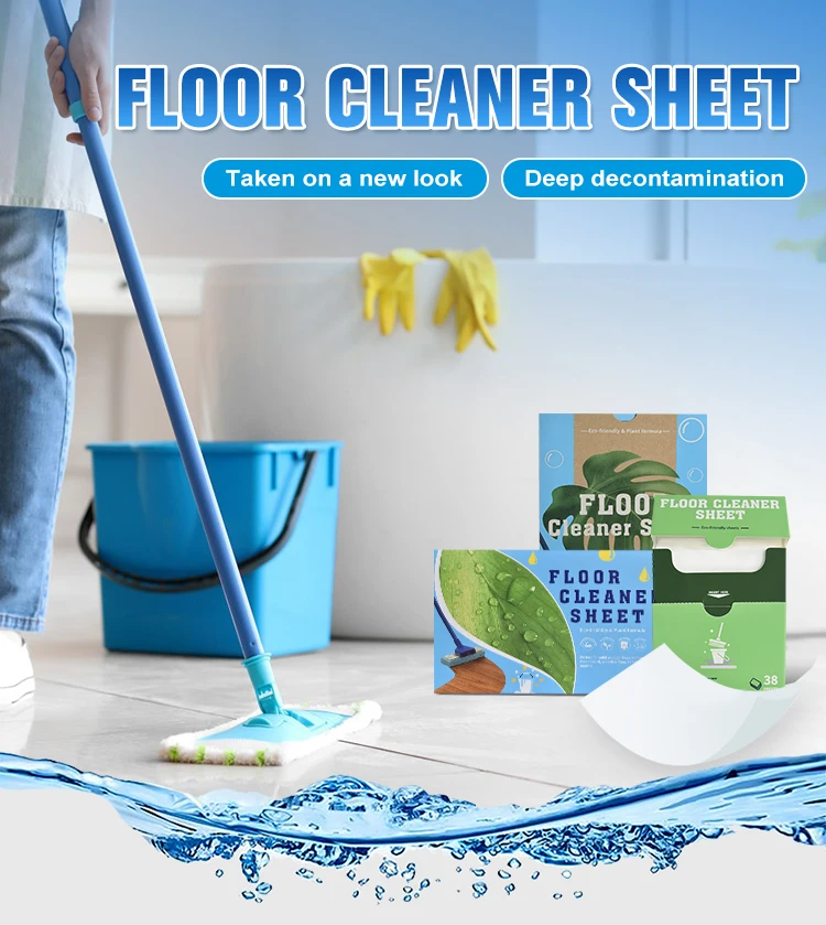 Daily Cleaning Floor Cleaner Sheets for Mopping Concentrated Multi ...