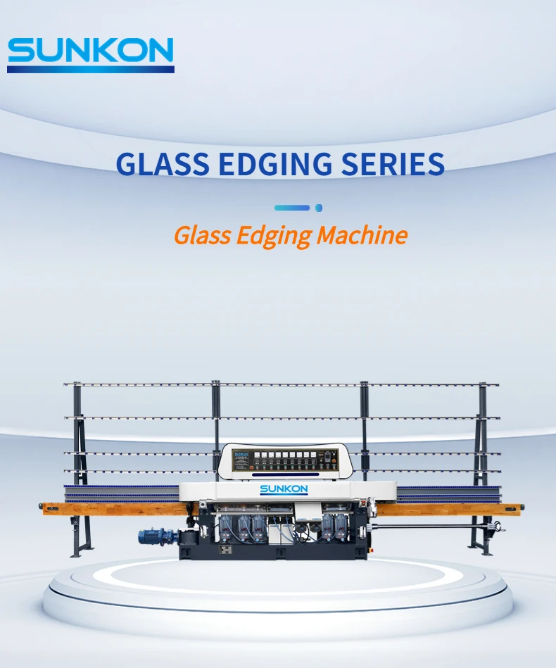 9 Motor Glass Straight Line Edging And Polishing Machine For Cgz9325 ...