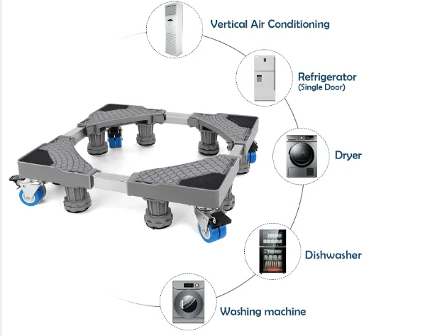 Multi-functional Furniture Dolly Roller Base Adjustable Movable Base ...