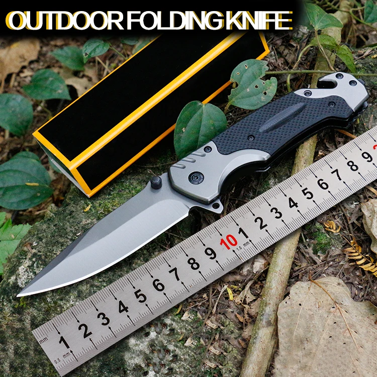 Folding Pocket Knife 5cr13mov Blade Survival Hunting Tactical Knife With G10 Handle - Buy ...