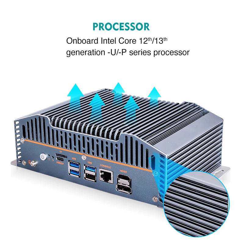 12th/13th Gen Core I7-1255u 6lan Cyber Security Firewall Computer Case ...