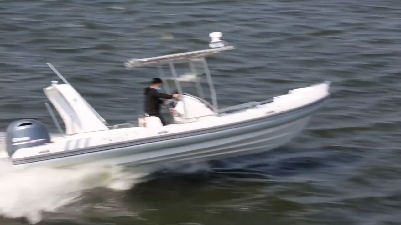 25ft Luxury Fiberglass Hull Inflatable Tender Rib Boat Yacht For ...