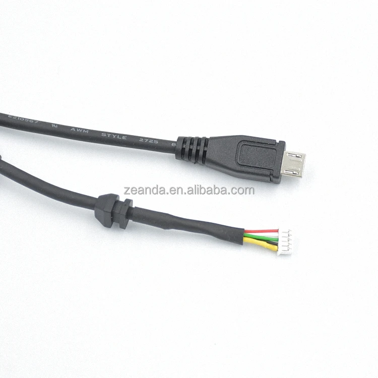 Micro Usb 5 Pin Male to 5p Connector with Magnetic Ring Molex Connector ...