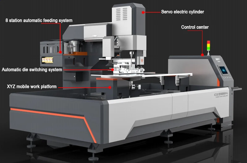 High Precision CNC Riveting Machine - CO-WIN Cw-8e-1280